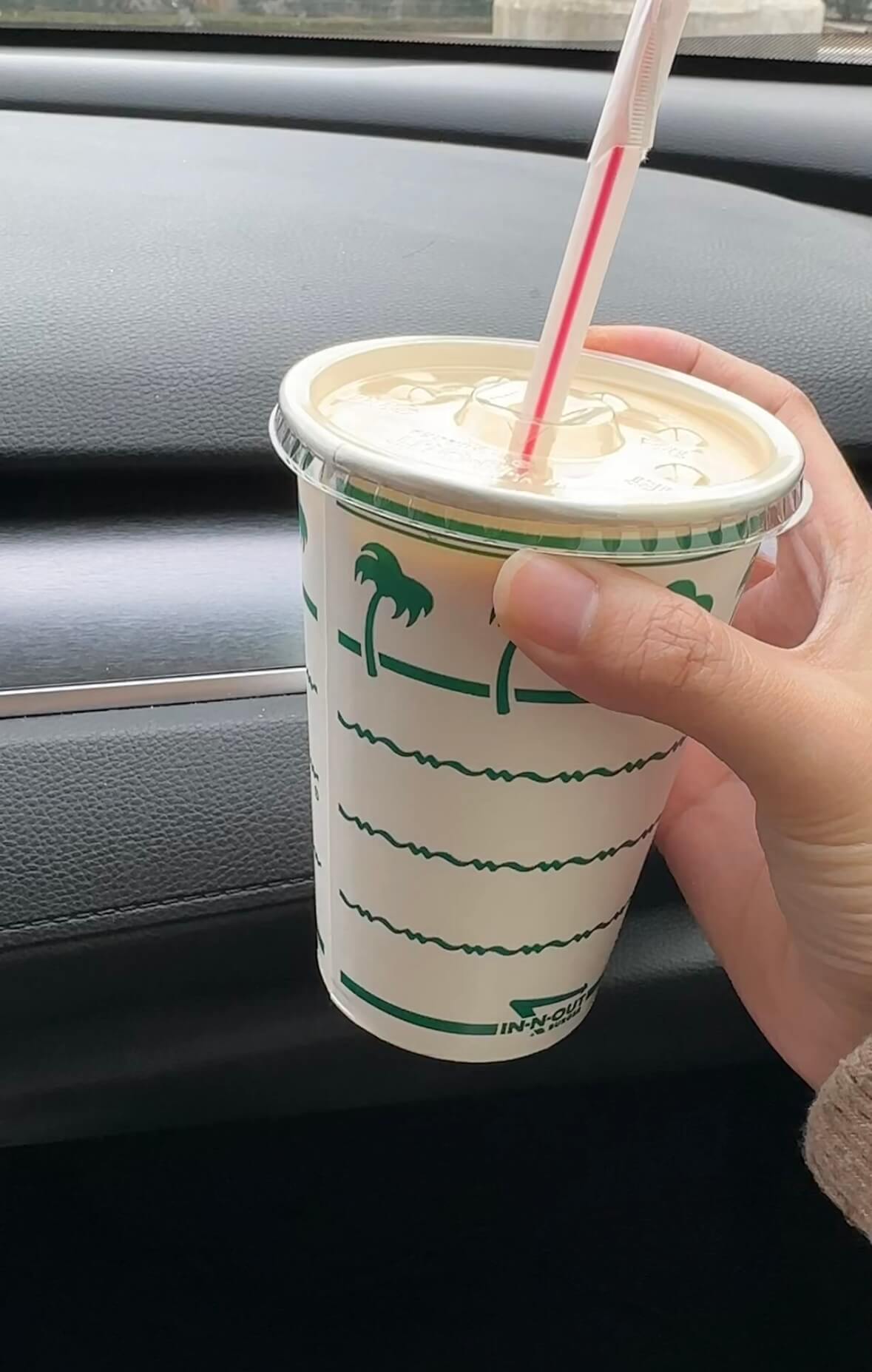 In-N-Out Matcha Vanilla Shake | asipoftexas