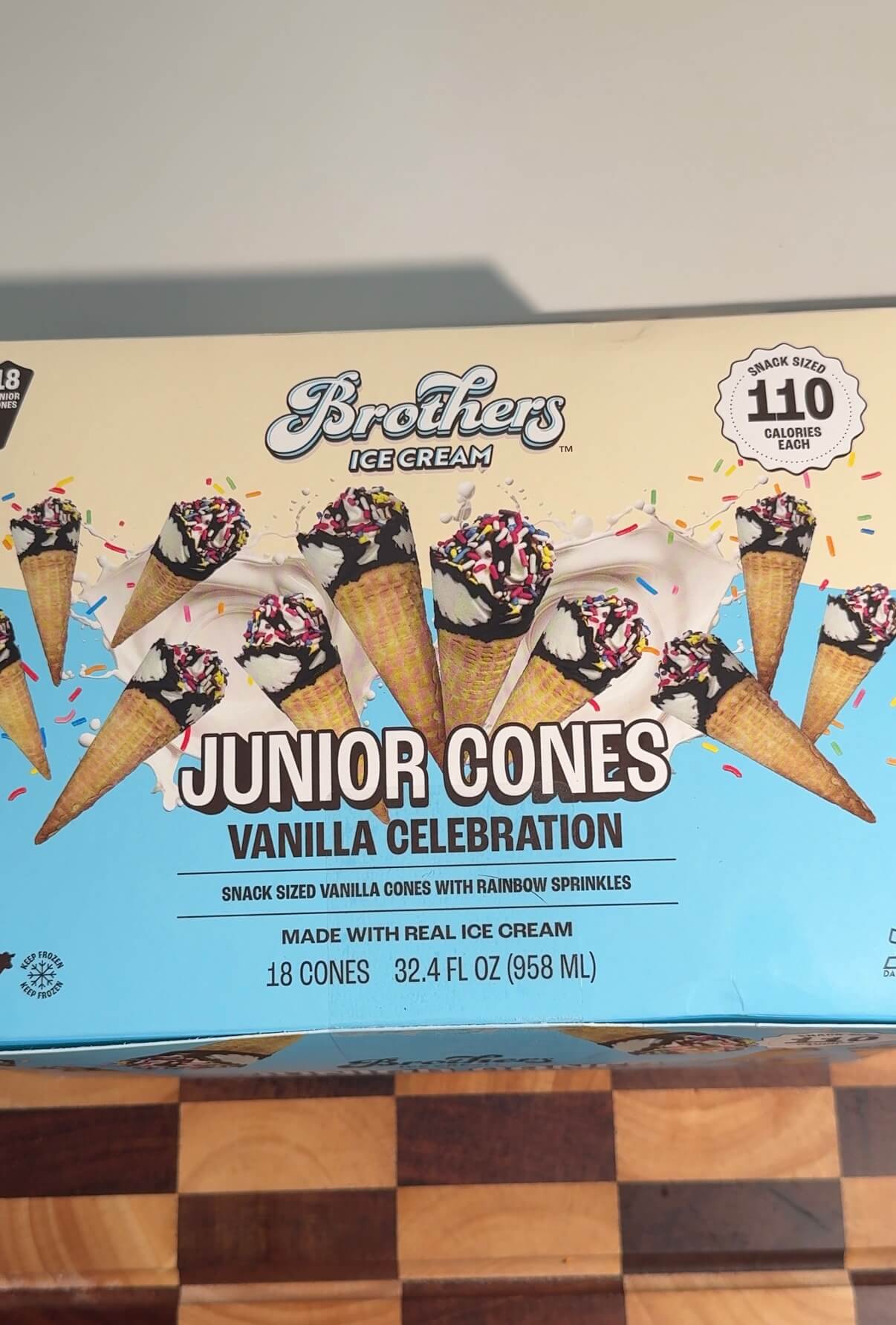 Costco Brothers Ice Cream Junior Cones | asipoftexas