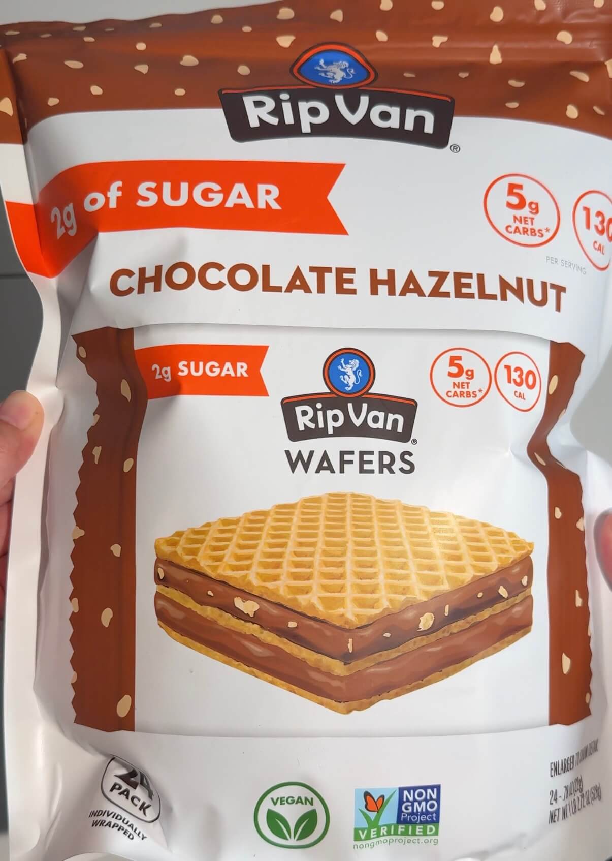 Costco Ripvan Chocolate Hazelnut Wafers | asipoftexas