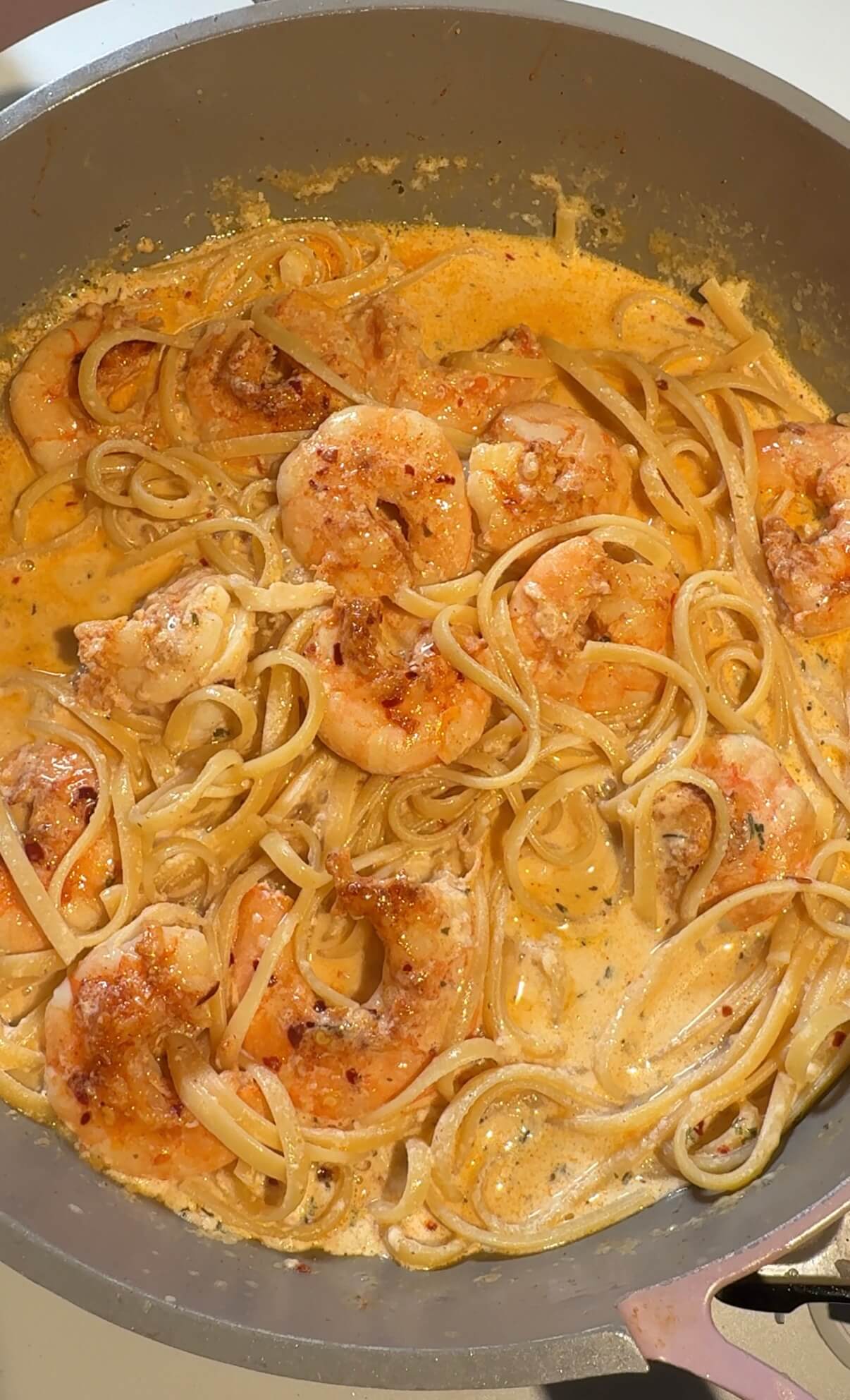 Creamy Shrimp Pasta | asipoftexas