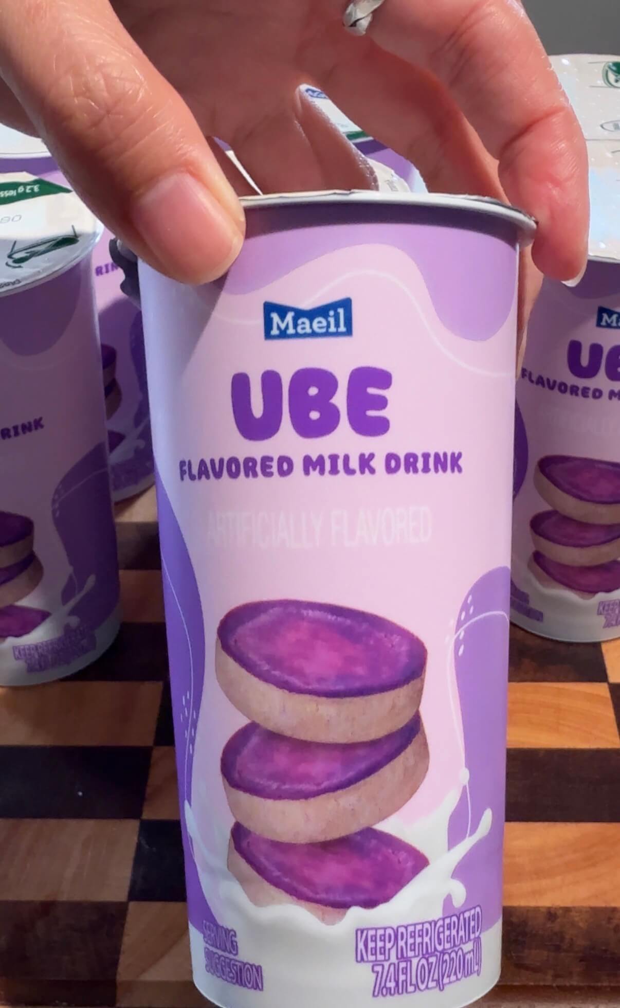 Costco Maeil Ube Flavored Milk Drink Review | asipoftexas