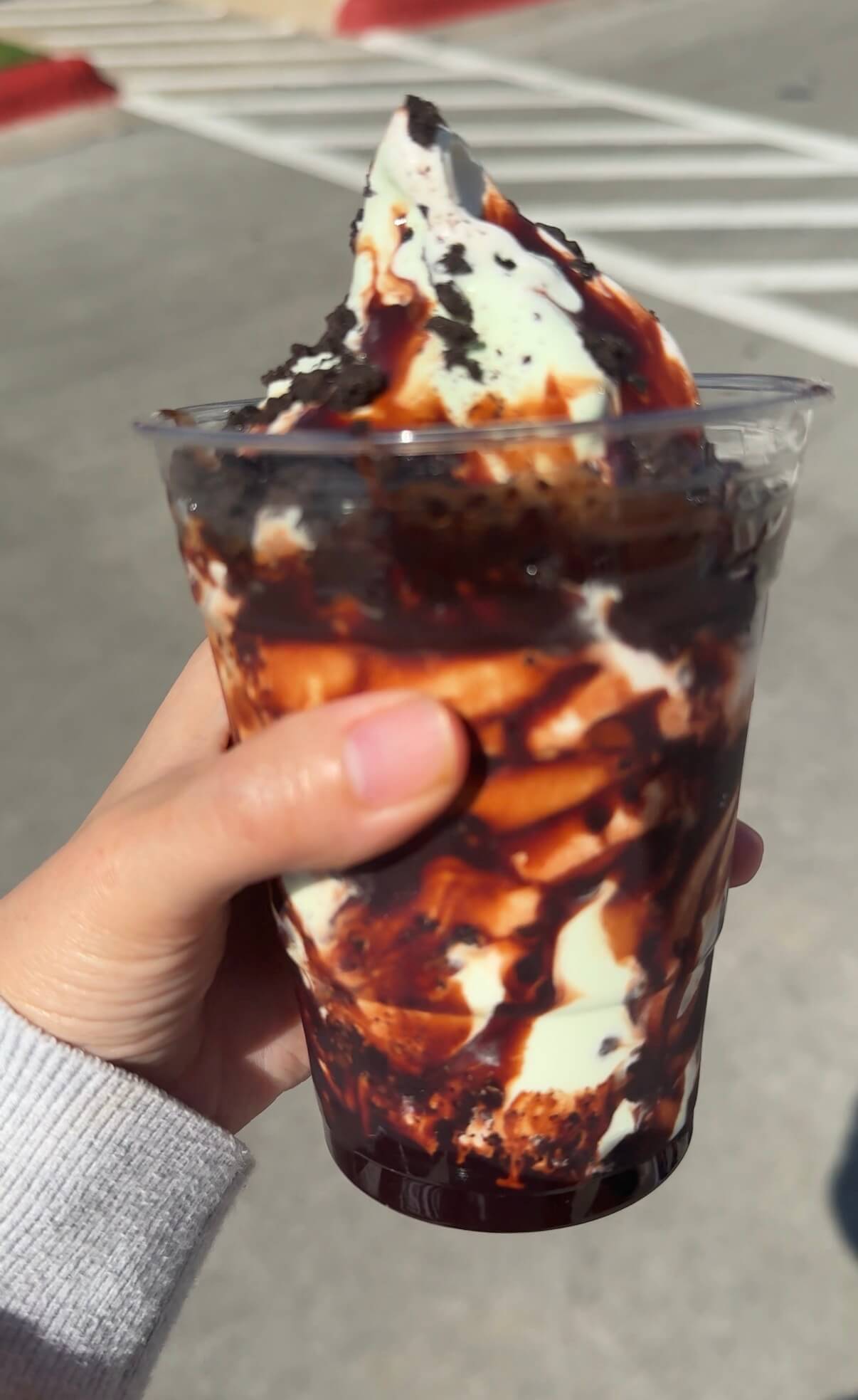 Costco Double Chocolate Mint Sundae | asipoftexas